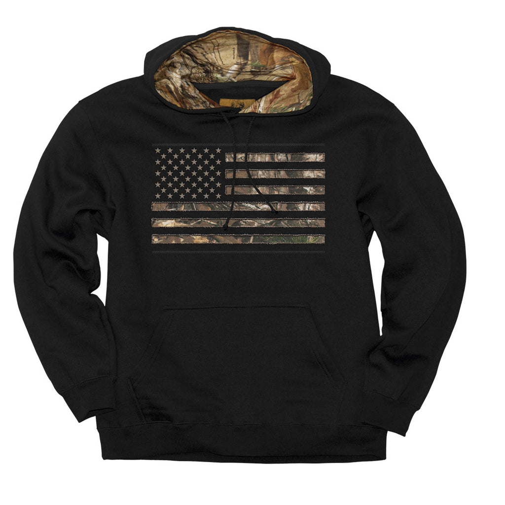 Buck Wear - Camo Stars & Stripes Hoodie