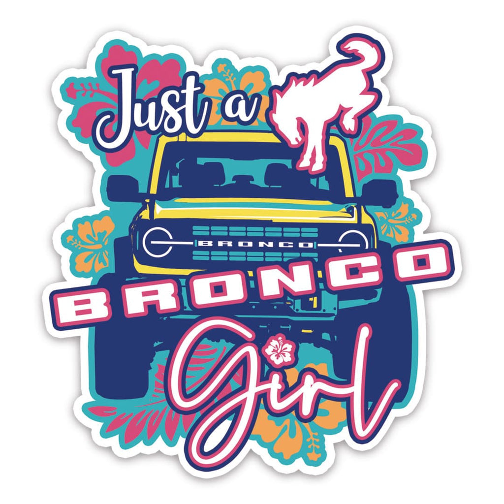 Ford Bronco - Girl Sticker
